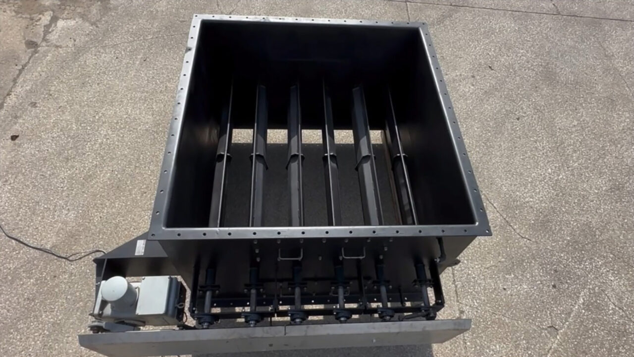 Refurbished 66" x 66" Multi-Louver Damper - Elite Industrial Controls